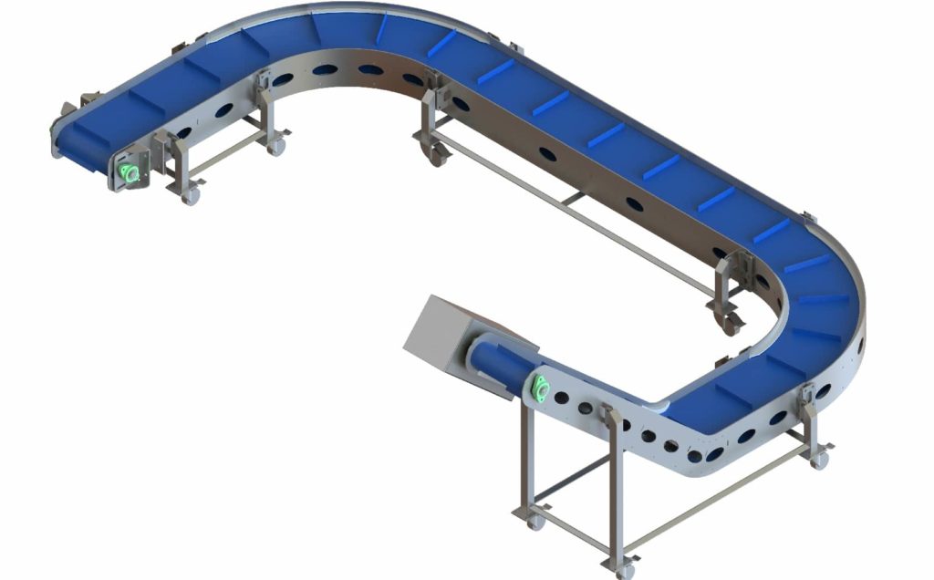 Stainless Radius Conveyor - LS Engineering