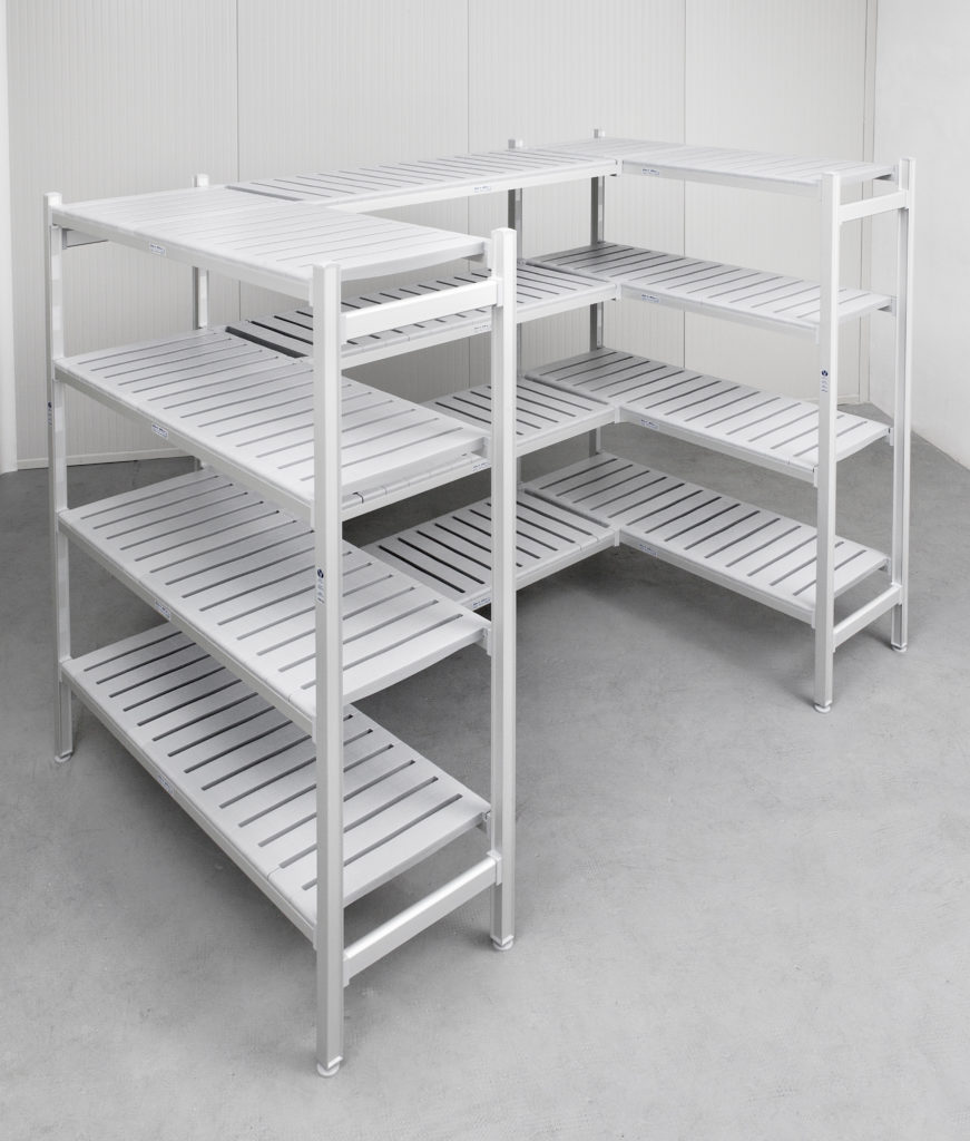 EKO FIT Polymer Shelving 4 Tier Starter Set - LS Engineering