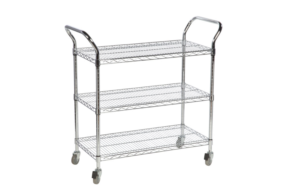 LS Engineering - Chrome Wire Trolley for General Purposes - View our Range