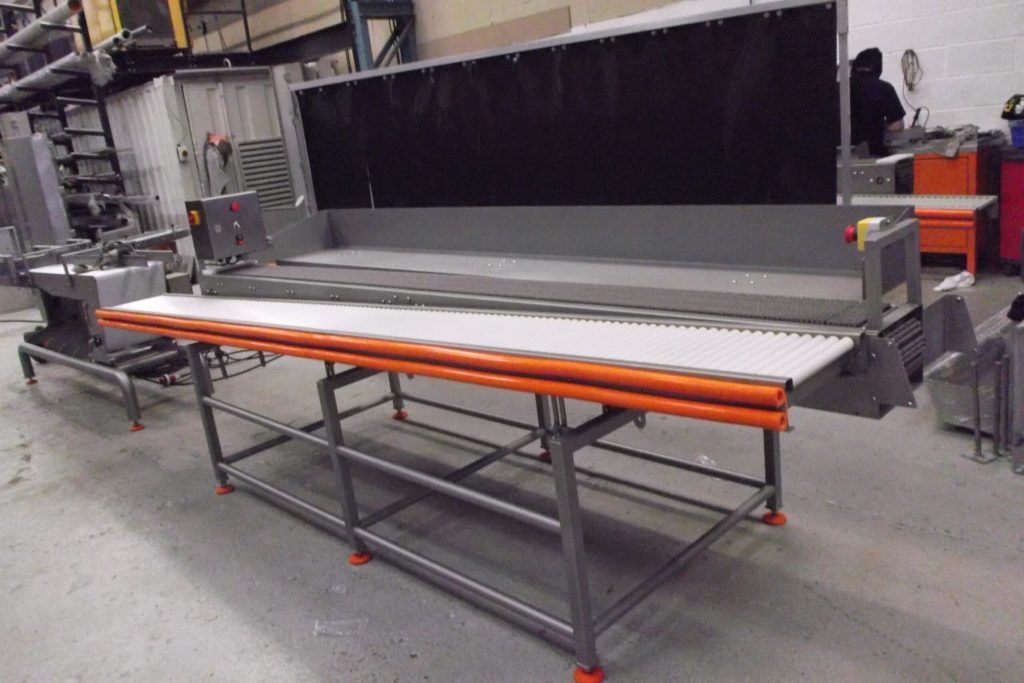 Stainless Packing station Conveyors - LS Engineering