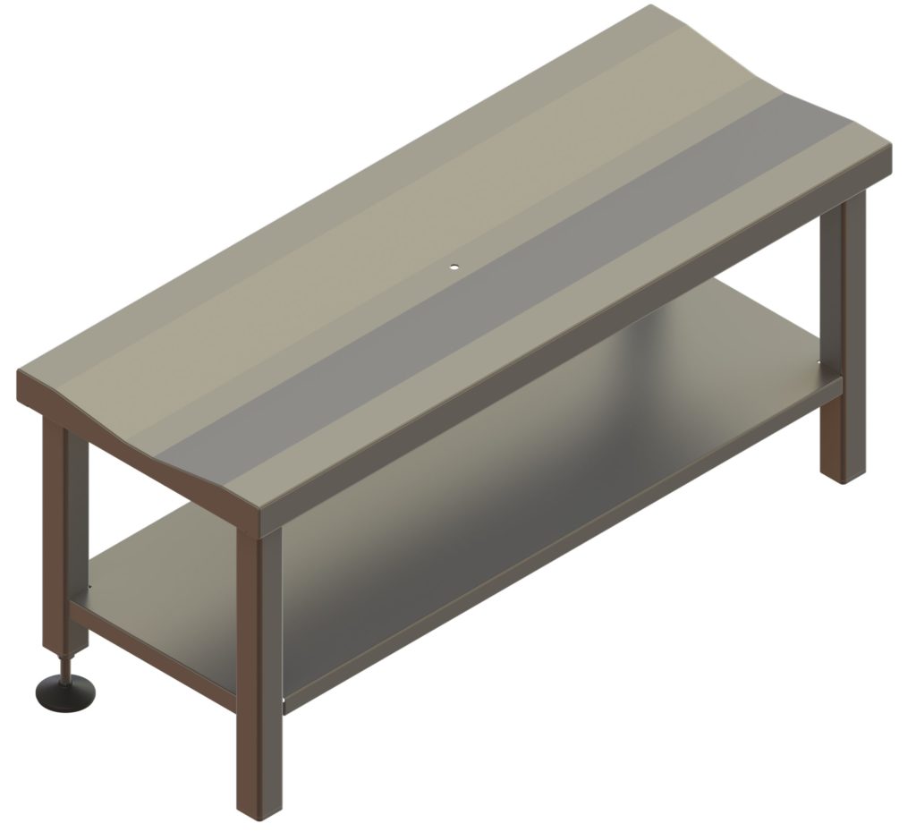 Stainless Shoe Storage Step Over Bench - LS Engineering