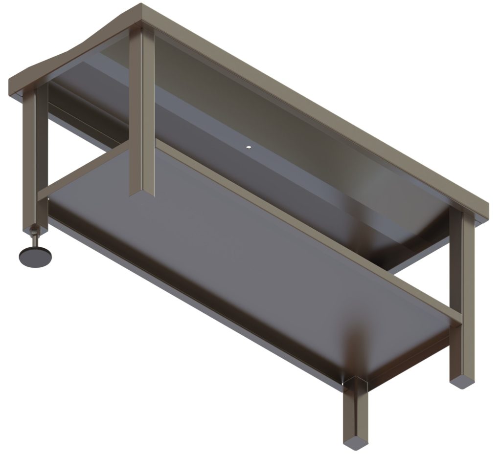 Stainless Shoe Storage Step Over Bench - LS Engineering