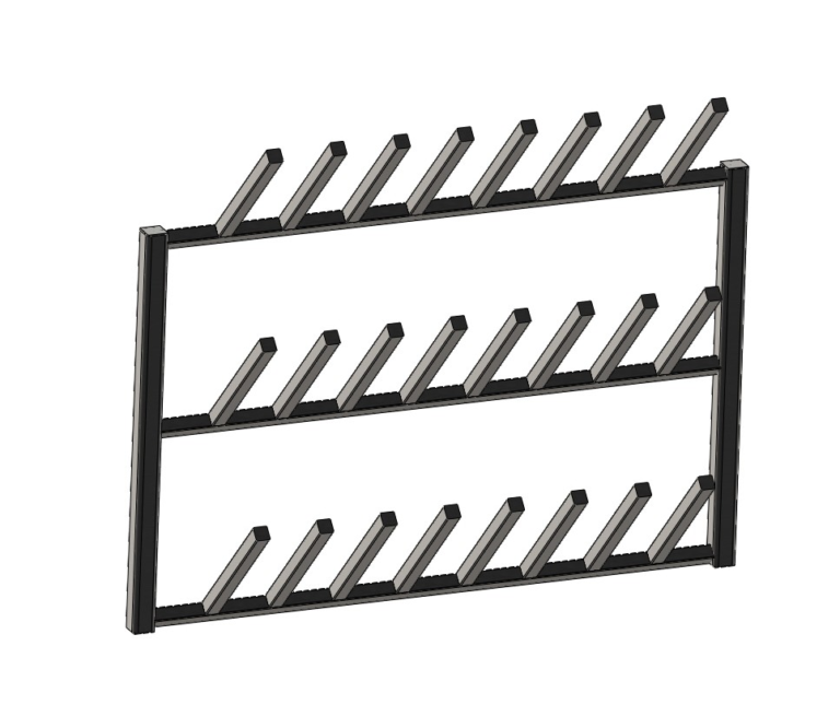 LS Engineering - Stainless Wall Mounted Boot Rack For Hygiene Sensitive ...