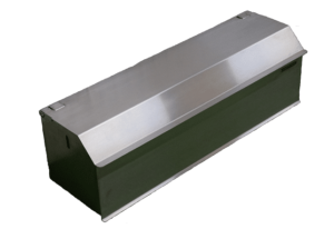 Stainless Enclosed Eurobin Cover Dispenser - LS Engineering