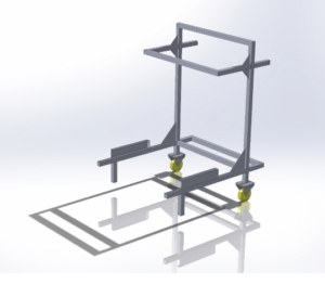 Stainless Manual Eurobin Wash Frame - LS Engineering